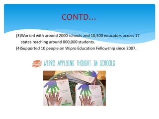 WIPRO CSR PPT(IMT-Hyderabad) | PPTX