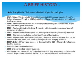 WIPRO CSR PPT(IMT-Hyderabad) | PPTX