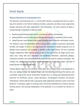 Wipro ethics | DOCX