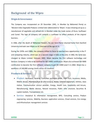 Wipro ethics | DOCX