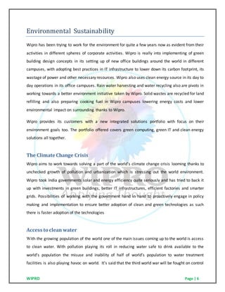 Wipro ethics | DOCX