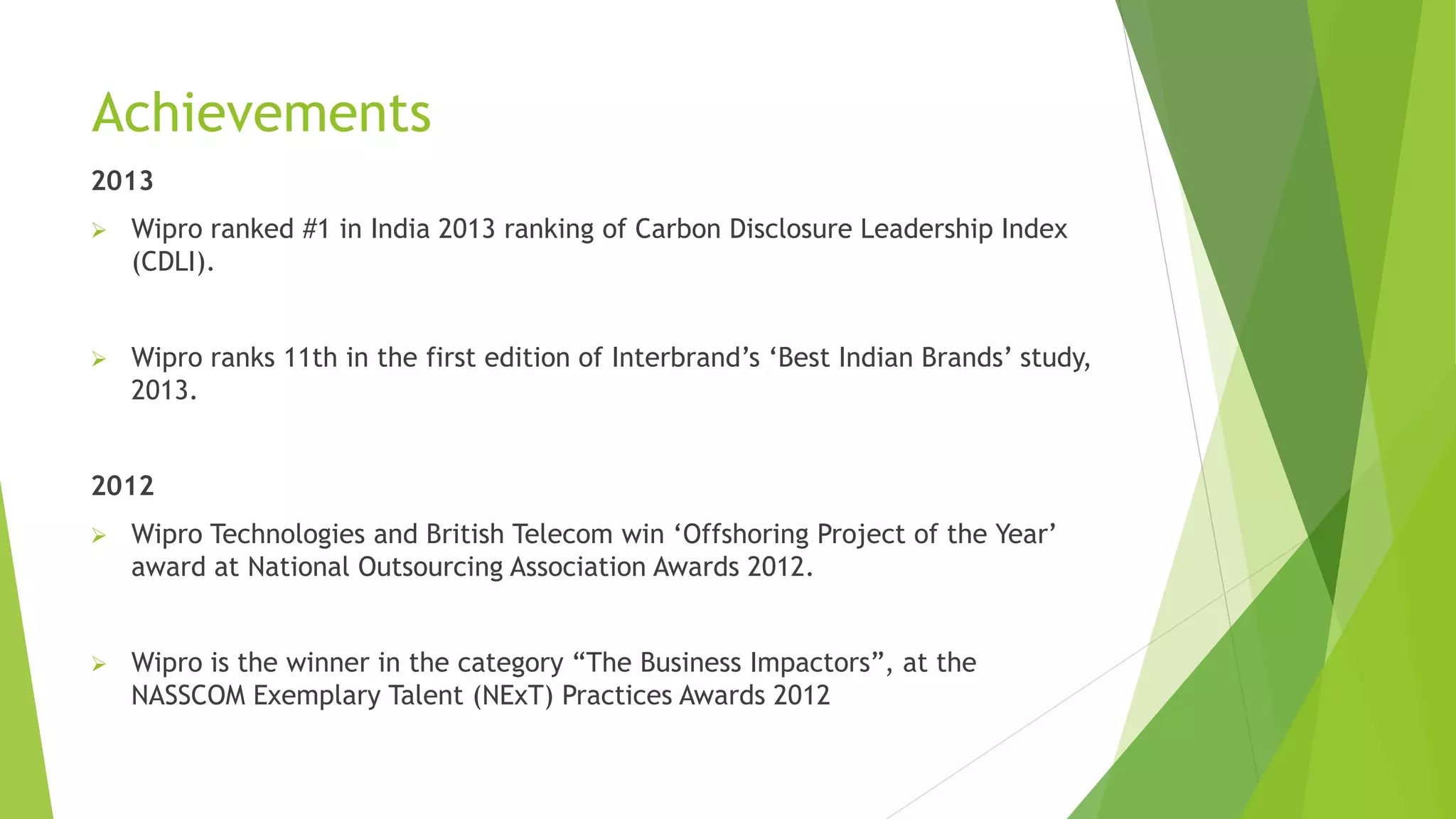 Wipro (Western India Products ltd) - A presentation | PPTX