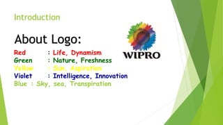 Wipro (Western India Products ltd) - A presentation | PPTX