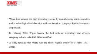 Wipro - death of azim premji | PPT