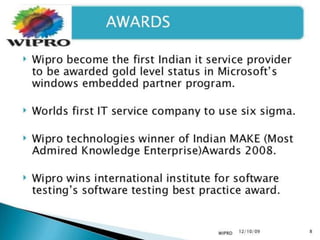 Wipro ppt | PPTX