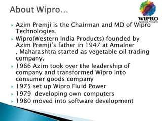 Wipro ppt | PPTX