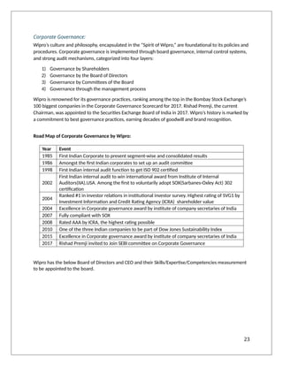 Wipro Strategic Report -IIM Lucknow EPSM Batch 5 | DOCX