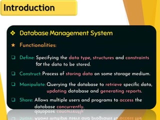 Database Management System-session1-2 | PDF | Databases | Computer Software and Applications