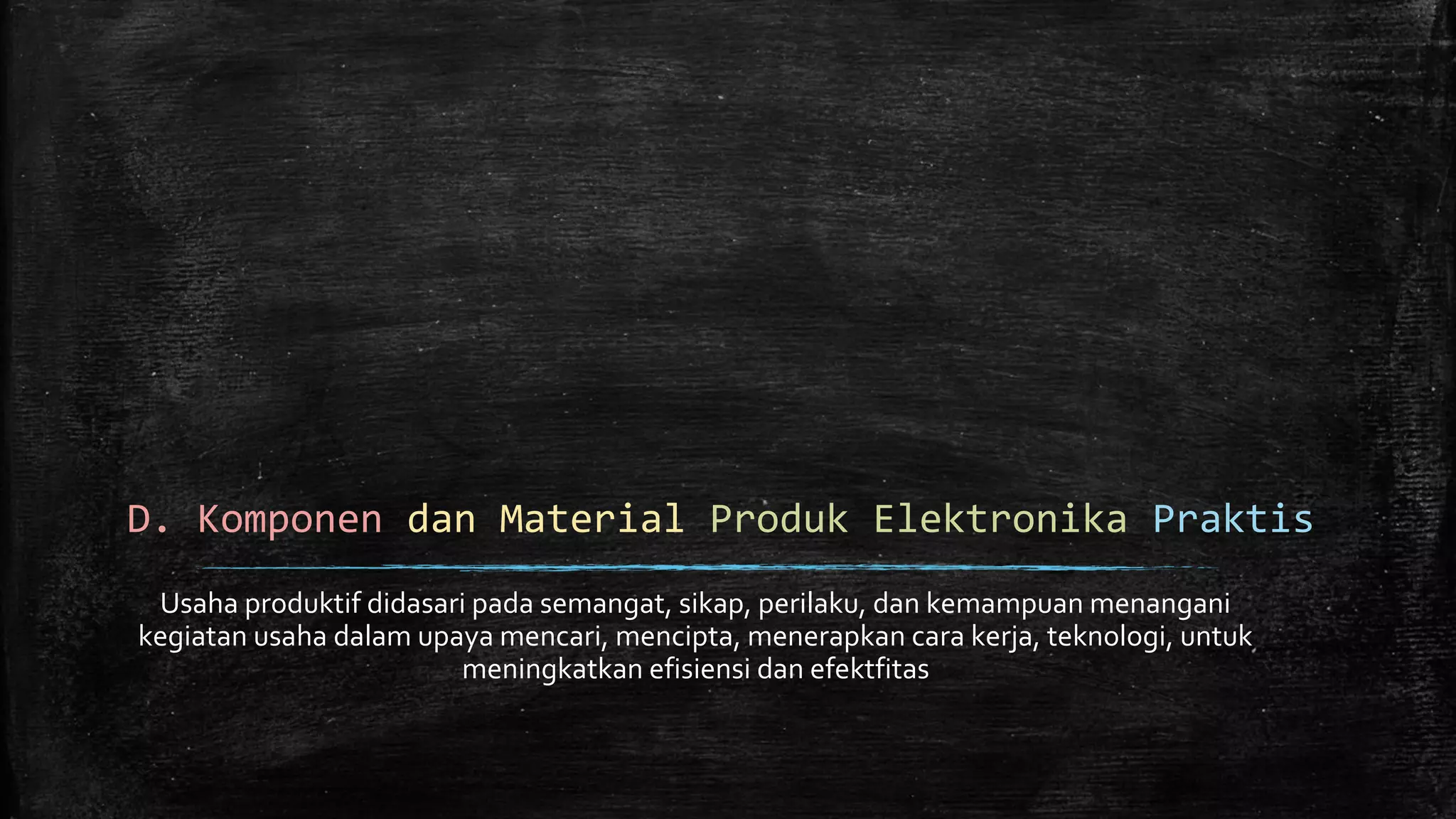 Wirausaha produk rekayasa elektronika praktis | PPT
