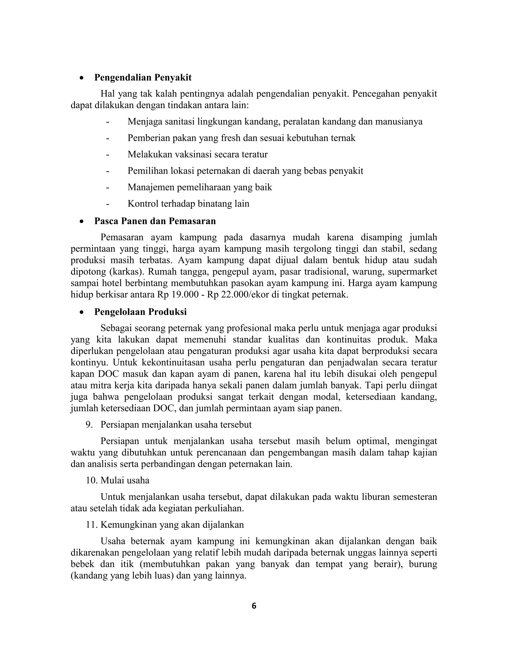 Wirausaha ternak ayam | PDF