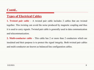 Basic Difference Between Wires and Cables | PDF