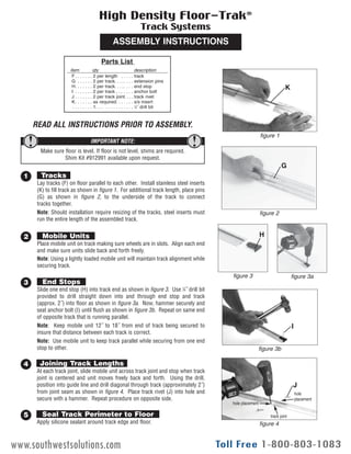 Mobile Wire Shelving Installation Instructions | PDF