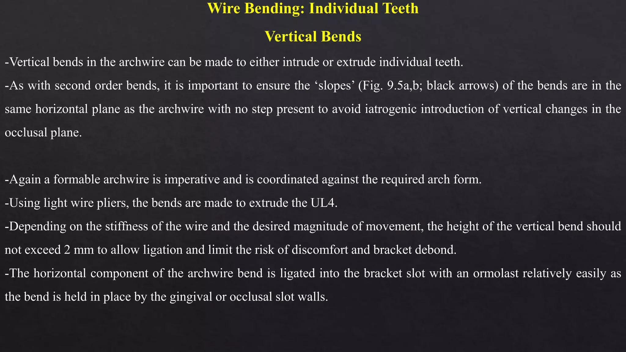 Wire bending in orthodontics (dr nayaungbds phd) | PPTX
