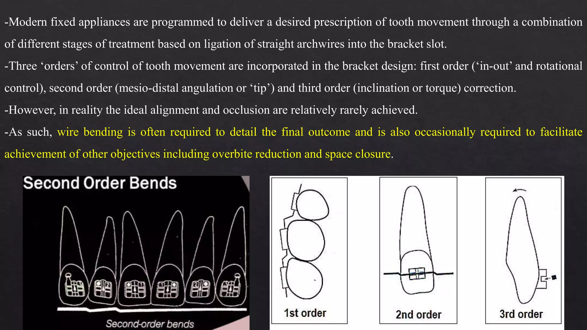 Wire bending in orthodontics (dr nayaungbds phd) | PPTX