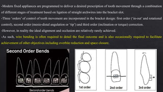 Wire bending in orthodontics (dr nayaungbds phd) | PPTX