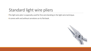 Wire bending pliers | PPTX