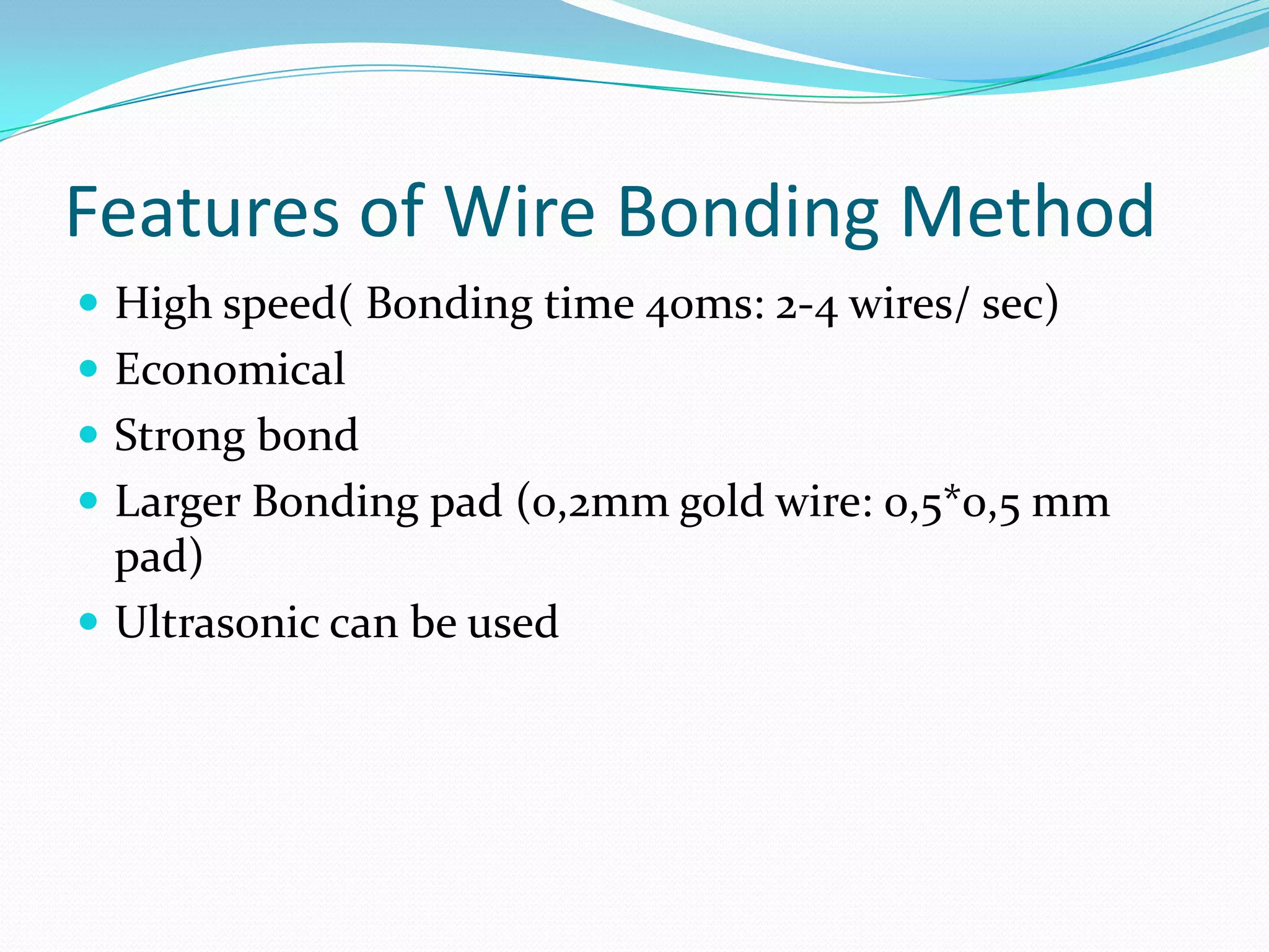 Wire bonding | PPTX