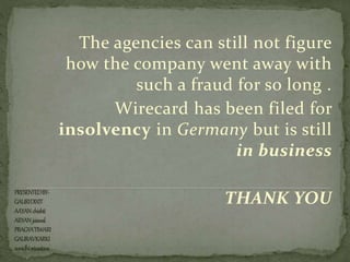 Wirecard scam | PPTX