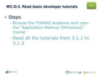 WireCloud Exercises - FIWARE Developers Week | PPT