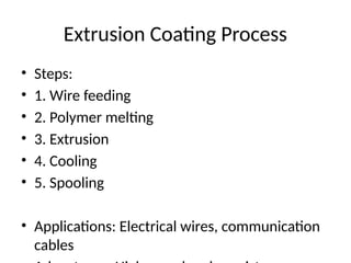 Wire Coating and final taching [processd | PPT