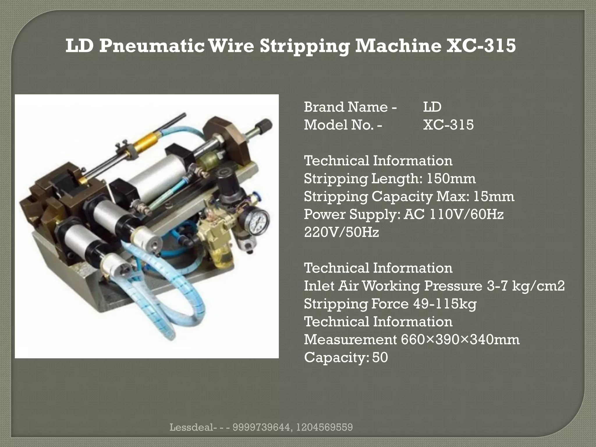 Wire Cutting Stripping Machine | PDF