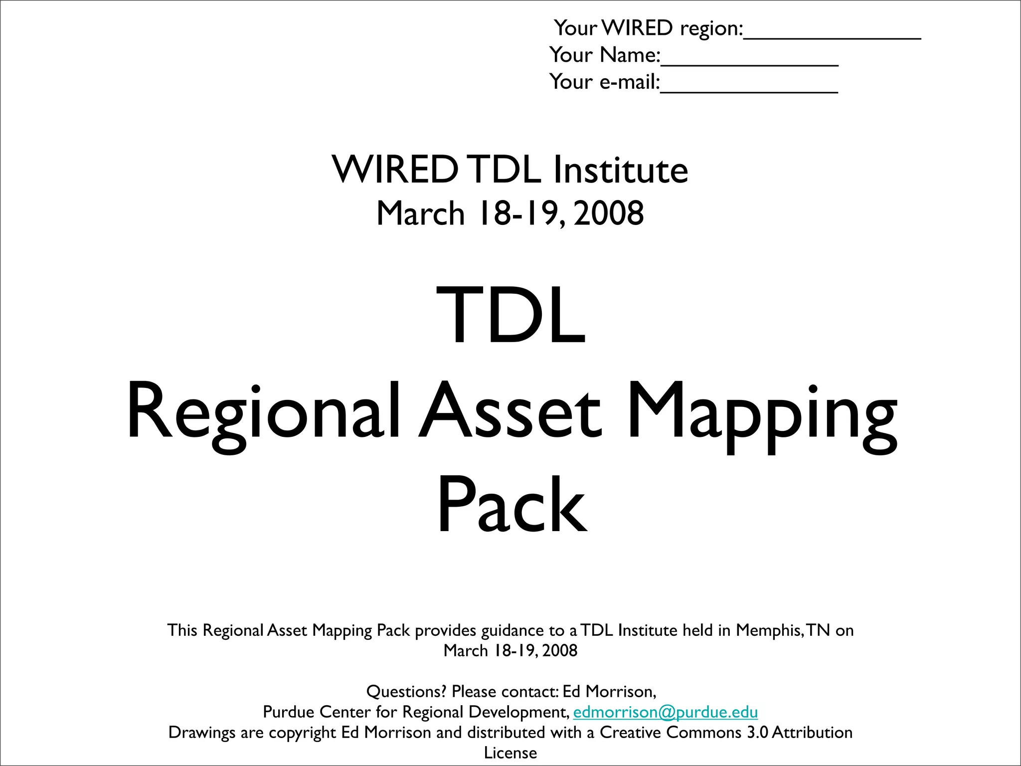 Wired TDL Asset Mapping Guide | PPT