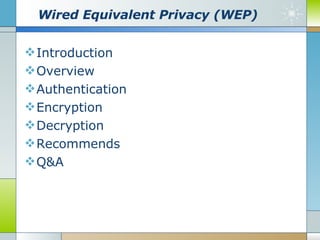 WEP | PPT