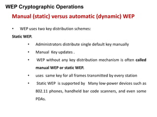 Wired equivalent privacy (wep) | PPTX