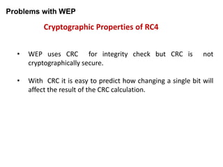 Wired equivalent privacy (wep) | PPTX
