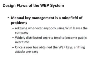 Wired equivalent privacy (wep) | PPTX