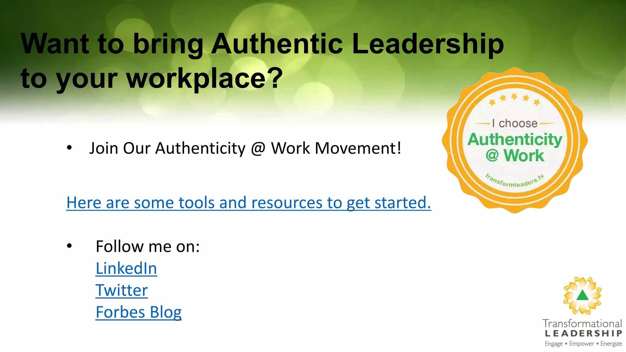 What is Authentic Leadership | PDF
