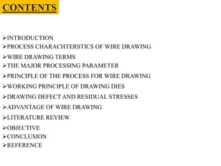 Wire drawing | PPTX