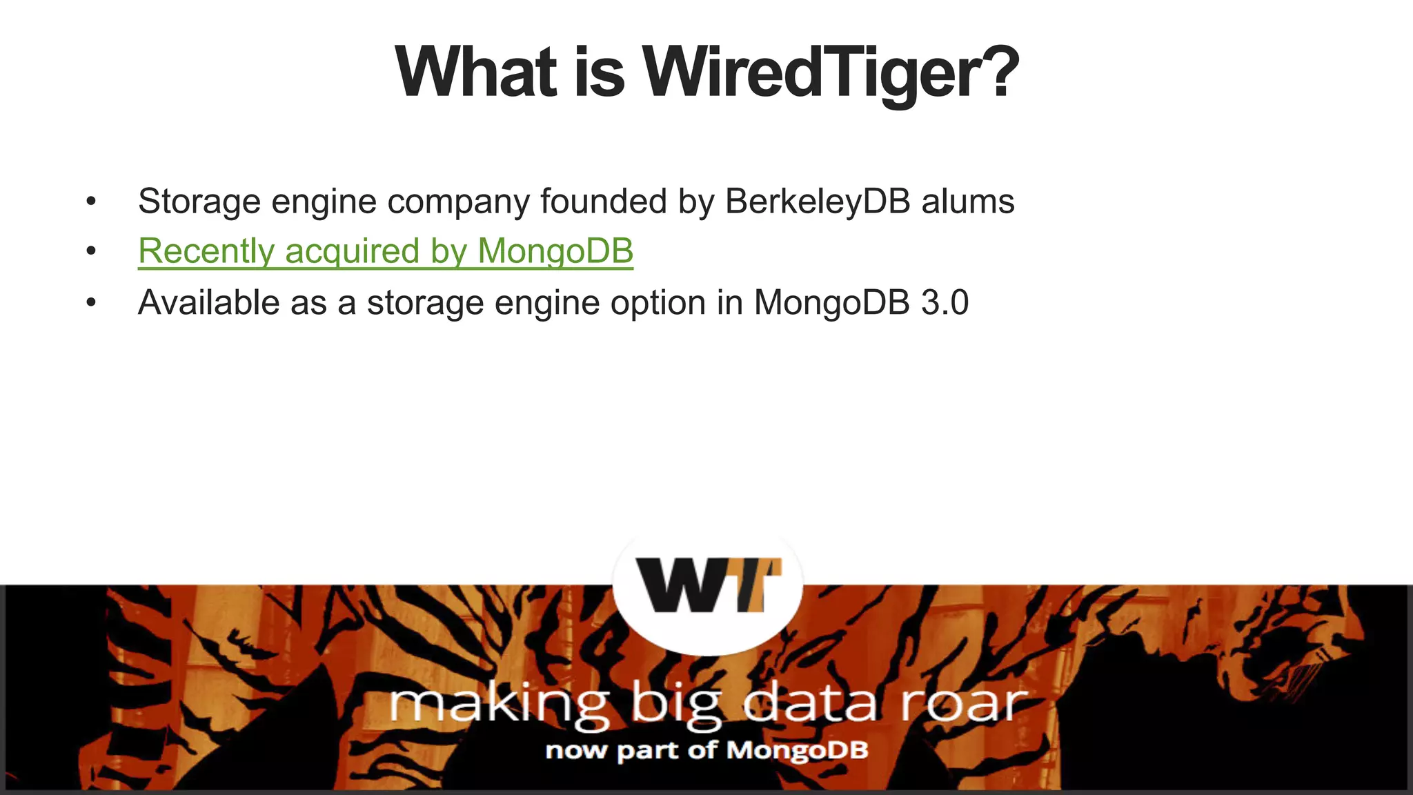 MongoDB WiredTiger Internals | PDF