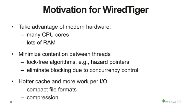MongoDB WiredTiger Internals | PDF