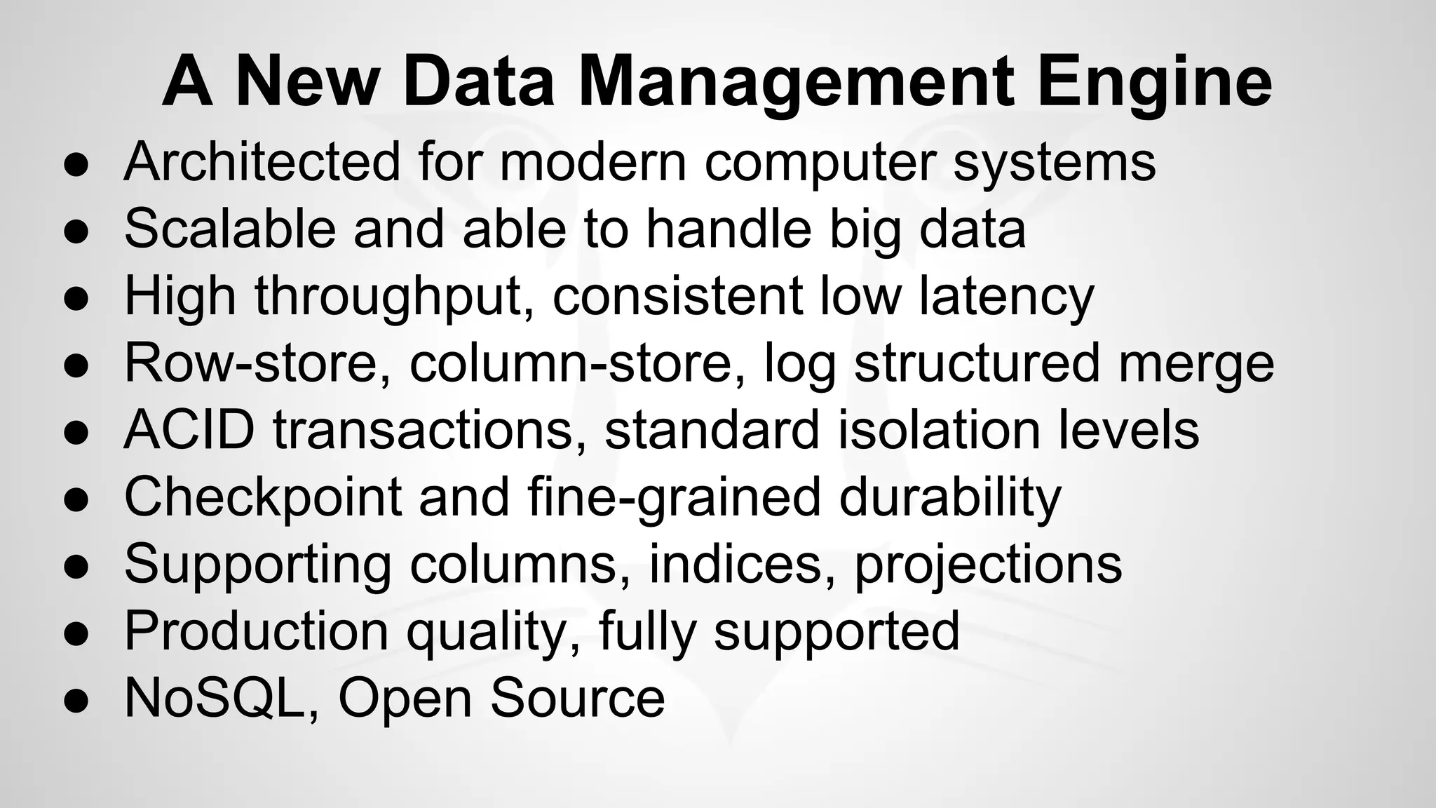 WiredTiger Overview | PPTX