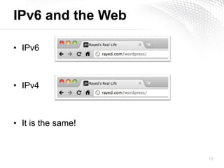 IPv6 technical introduction | PPTX | Computer Networking | Computing