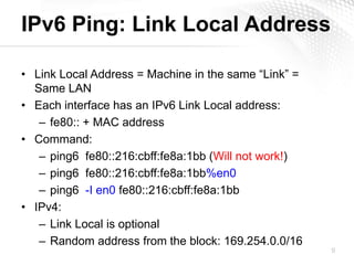 IPv6 technical introduction | PPTX | Computer Networking | Computing