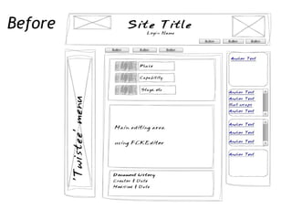 Wireframe example | PPT