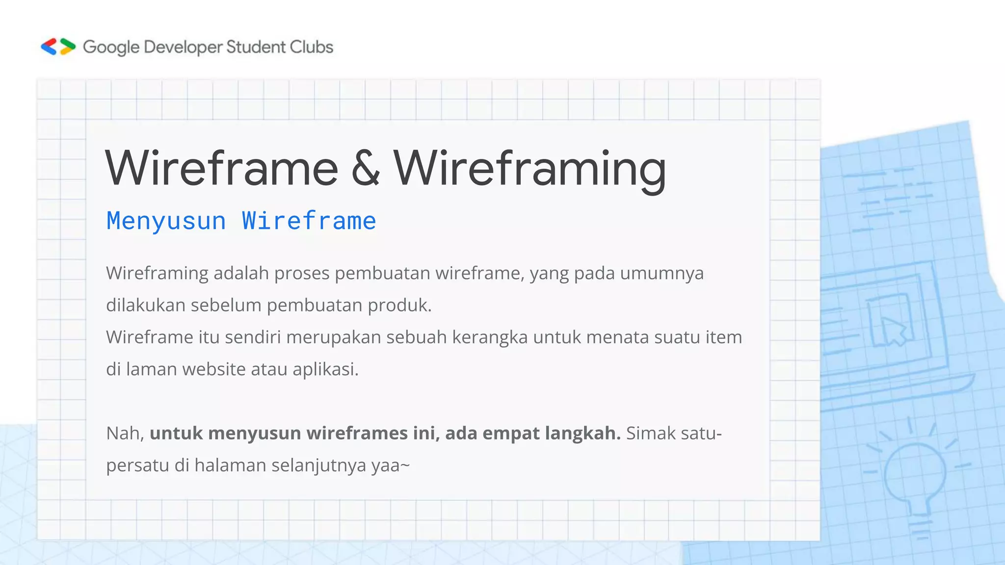 Wireframe and Low Fidelity Prototype - Developer Student Clubs.pptx