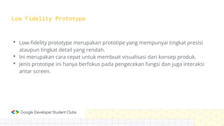 Wireframe and Low Fidelity Prototype - Developer Student Clubs.pptx