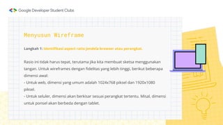 Wireframe and Low Fidelity Prototype - Developer Student Clubs.pptx