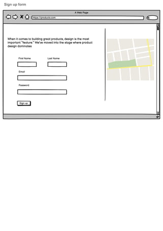 Wireframe design learning project balsamiq | PDF