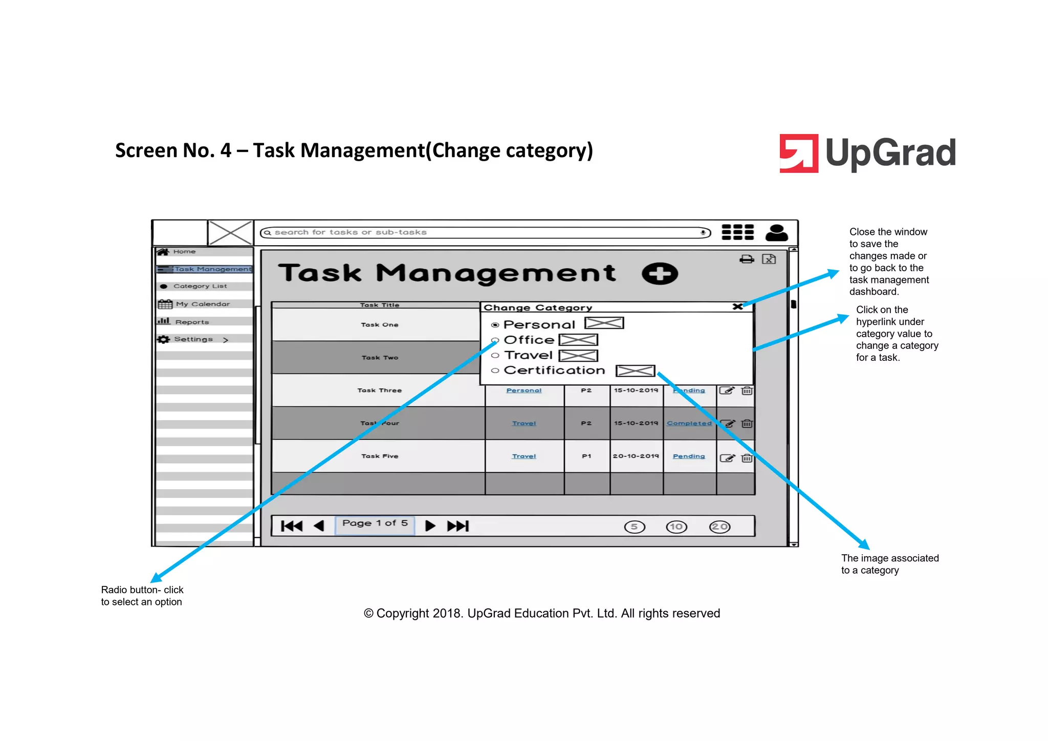 Wireframe & Prototype - Task Management | PDF