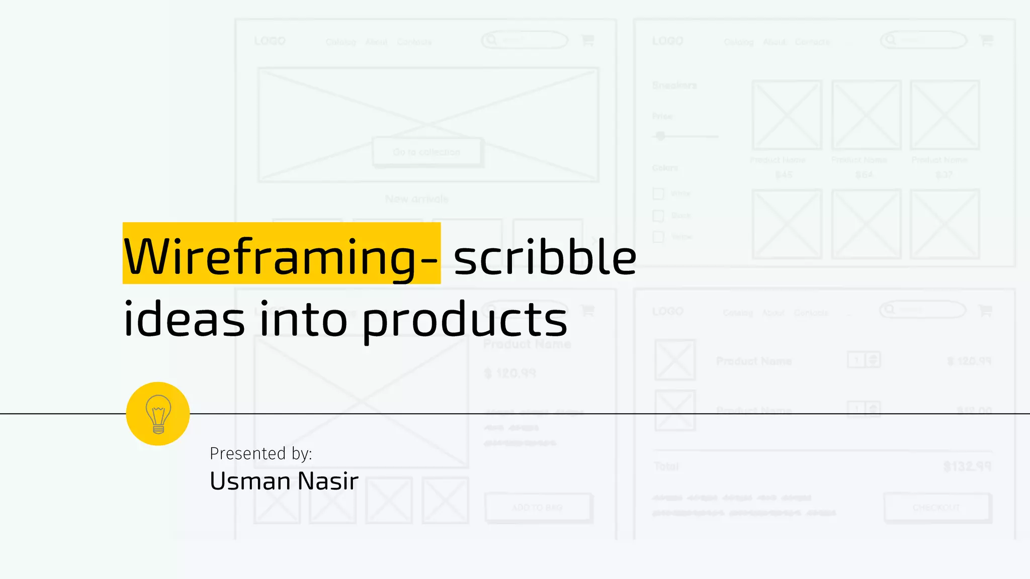 Wireframes - presentation | PDF