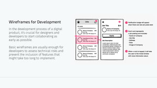 Wireframes - presentation | PDF
