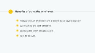 Wireframes - presentation | PDF