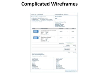 Wireframes presentation | PPTX