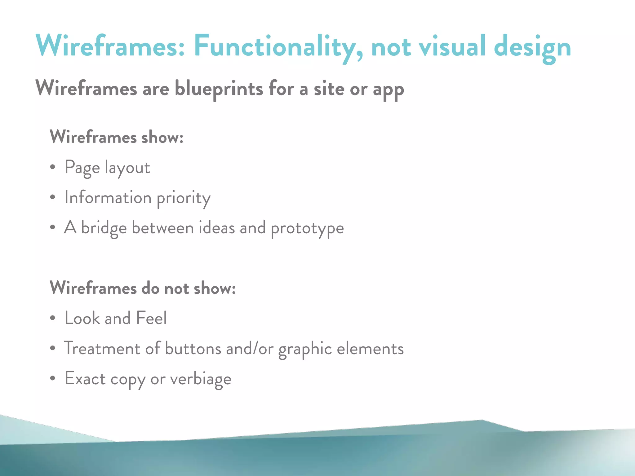 Wireframing Basics - UX and the Design Process by Amber Vasquez | PDF
