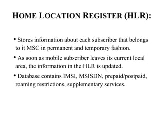 Global System for Mobile (GSM) | PPT