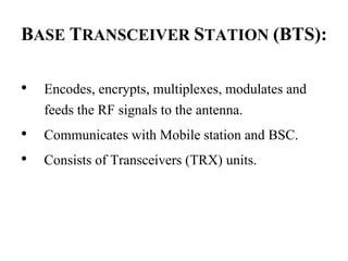 Global System for Mobile (GSM) | PPT